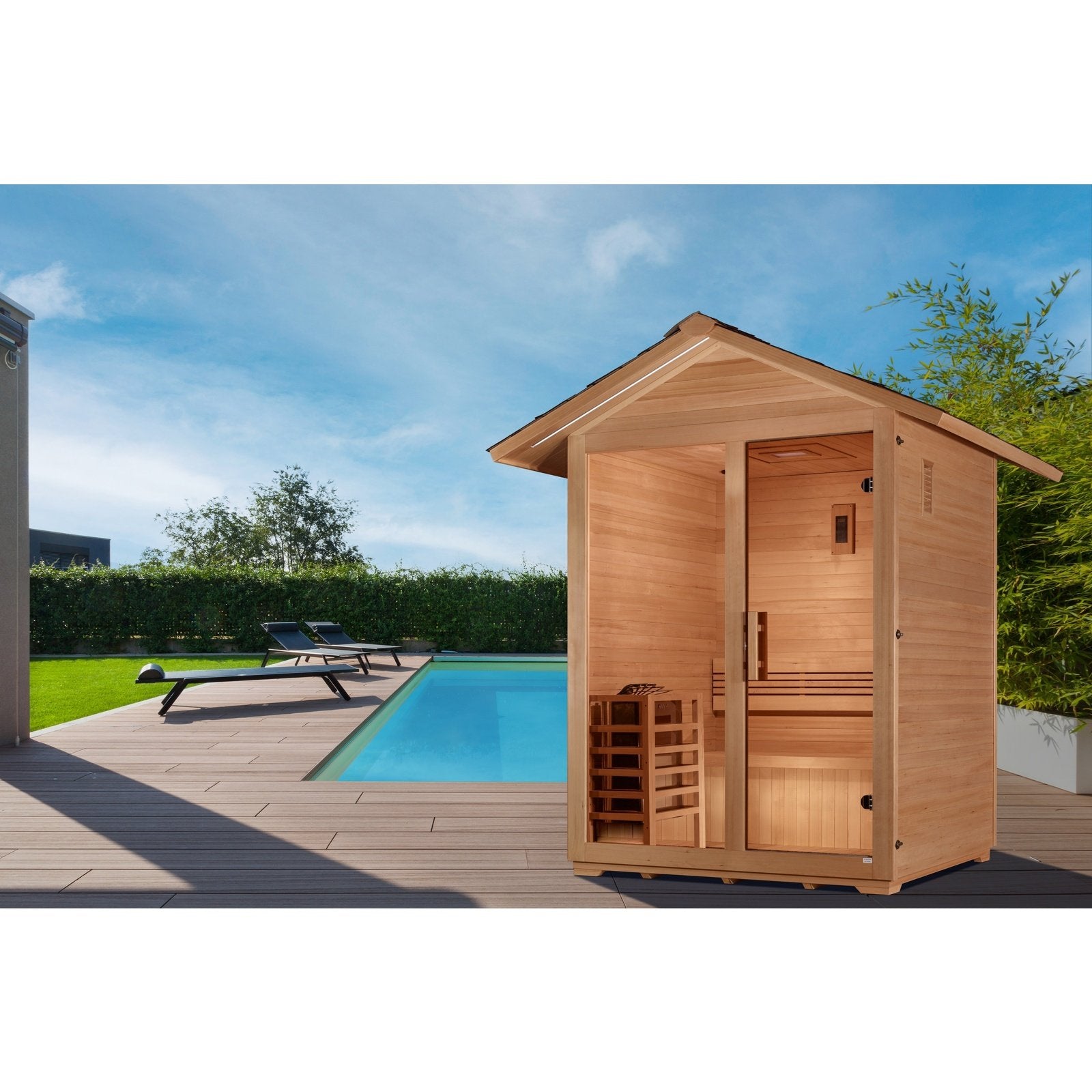 3 Person Traditional Sauna Cabin - The Arlberg | Sauna Warehouse